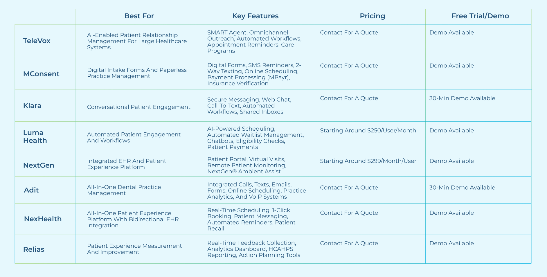 8 Best Patient Experience Software for Healthcare: Make the Right ...